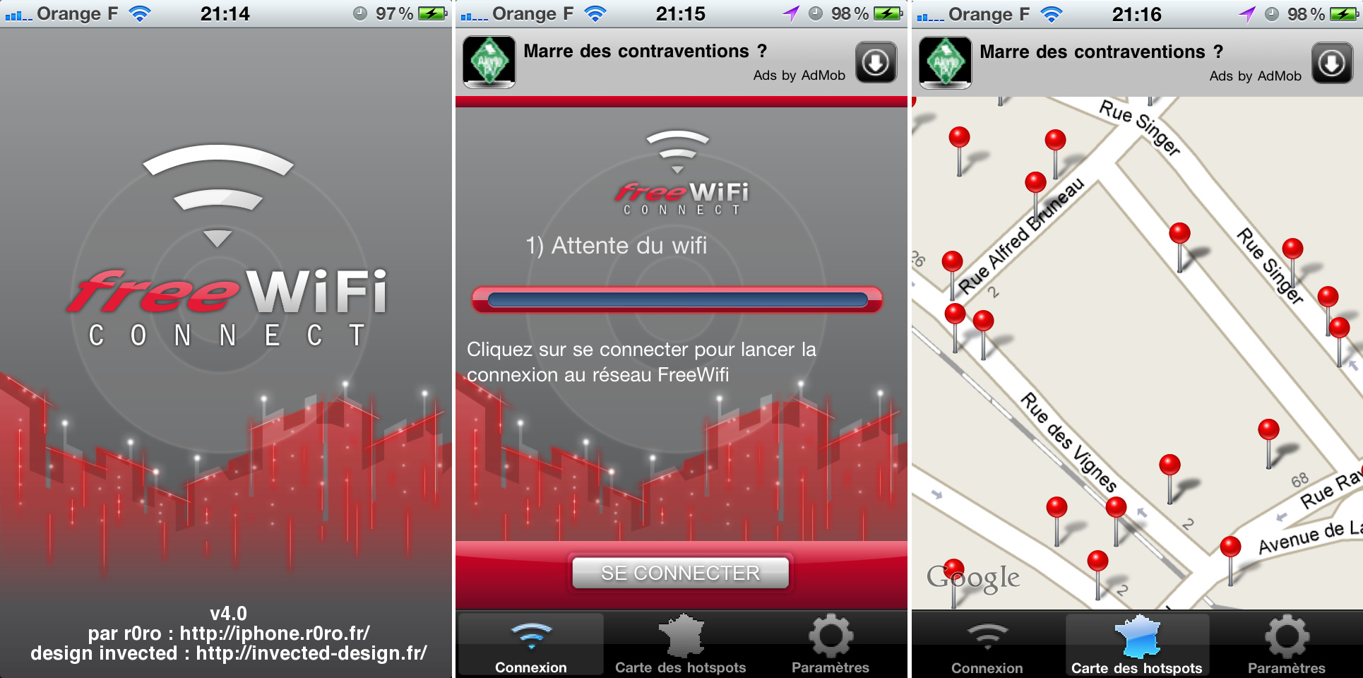 Application FreeWifi Connect sur iPhone et Android - Meilleur Mobile