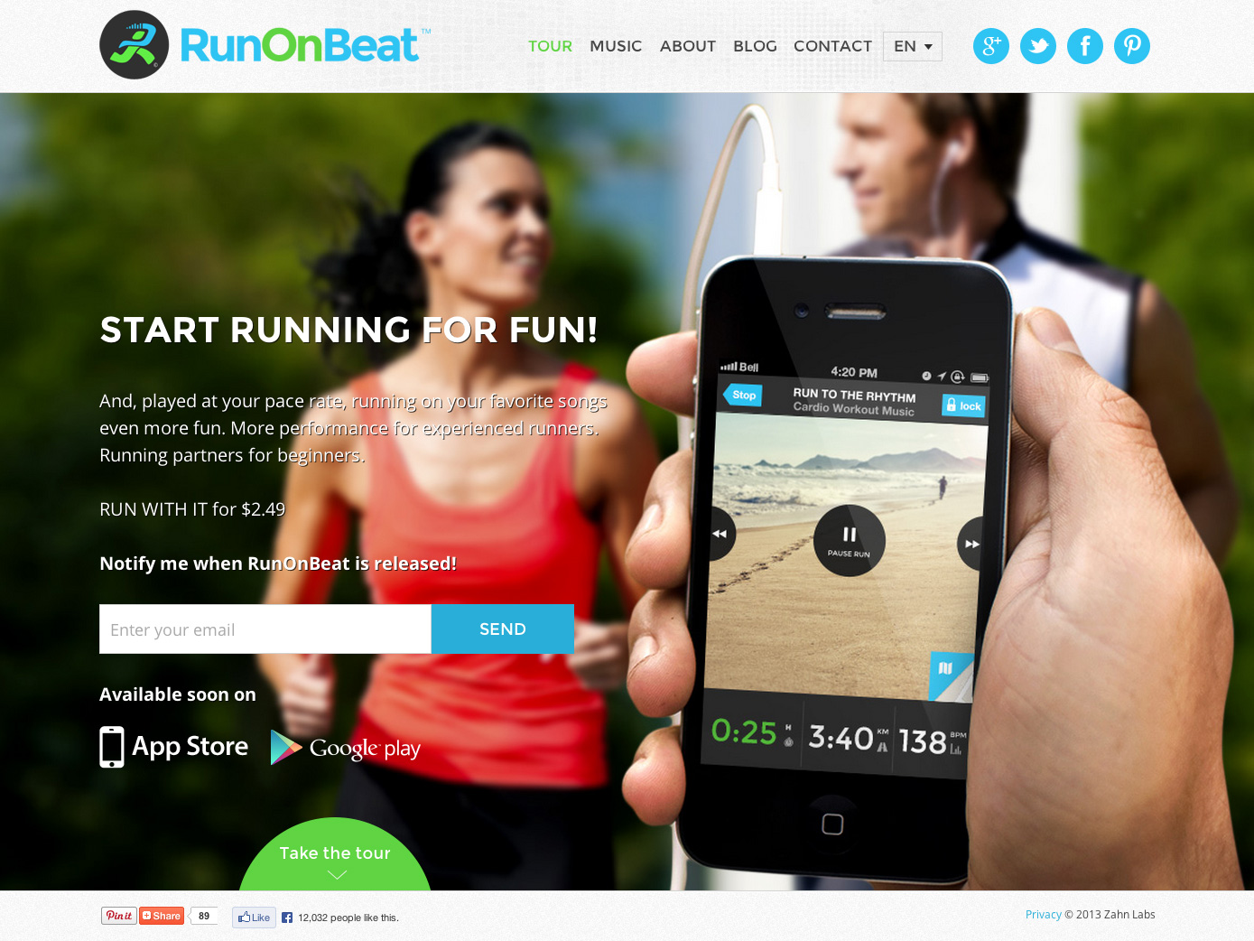 RunOnBeat : La musique à votre rythme - Meilleur Mobile